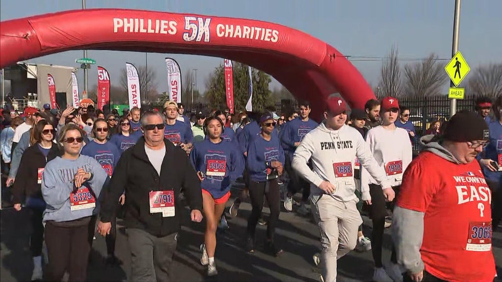 Thousands race around sports complex for Phillies Charities 5K ahead of ...