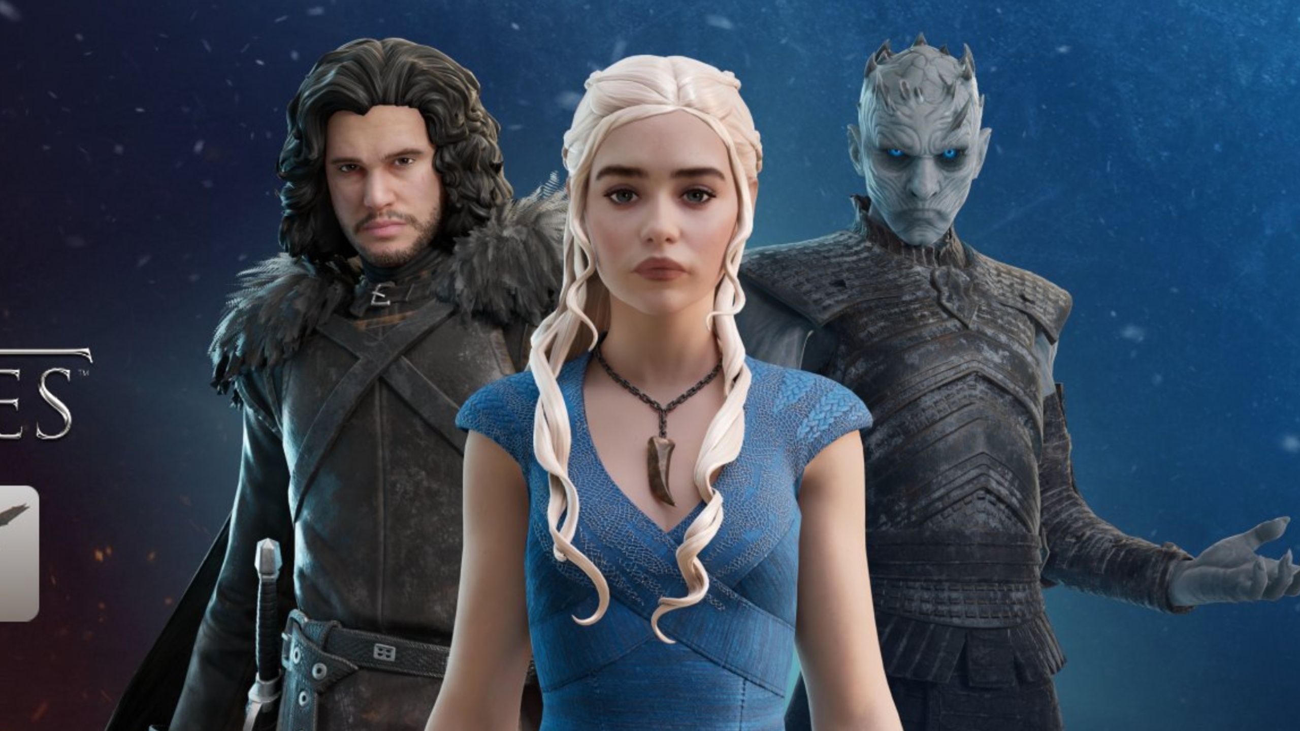 All Game of Thrones x Fortnite skins showcase
