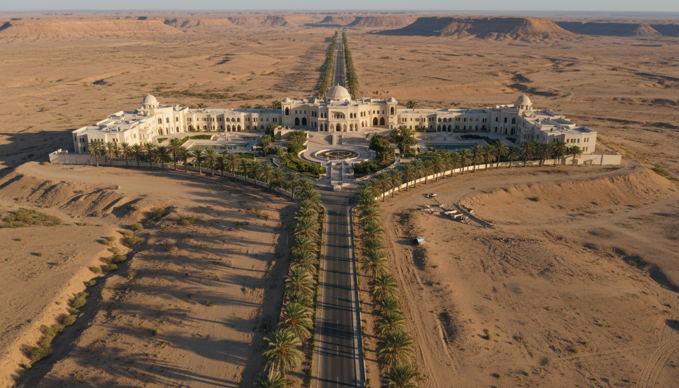 Abandoned $30,000,000,000 billionaire Arabian king’s mega mansion with ...