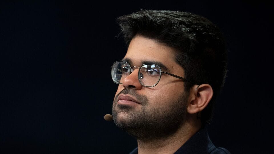 Quote of the day by Aravind Srinivas: 'The only way to build something ...