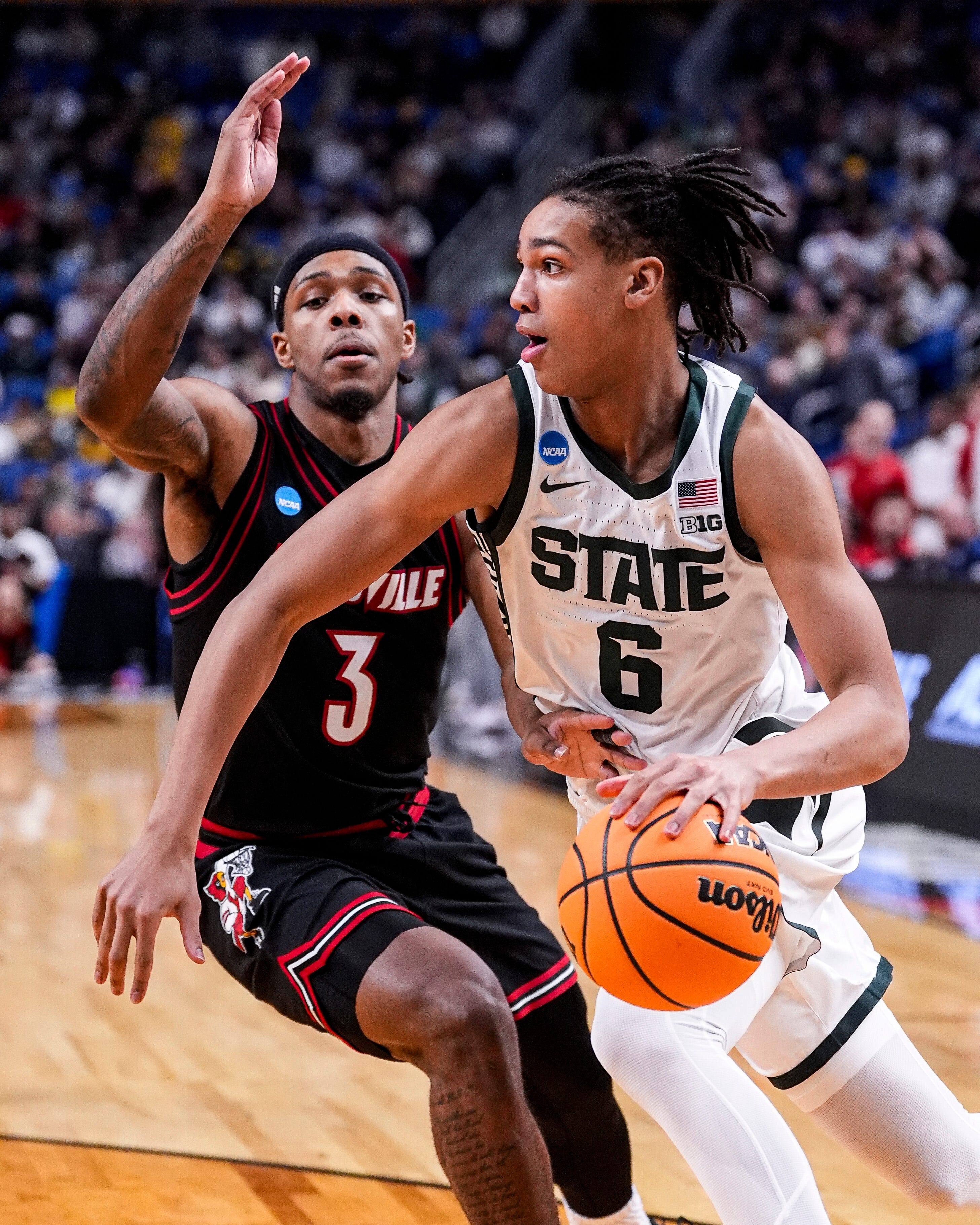 MSU freshmen Jordan Scott, Cam Ward got jitters out. Now it's showtime ...