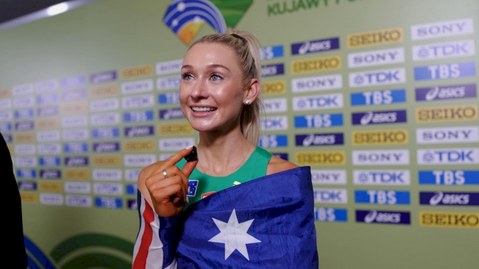 Jess Hull talks about her worlds silver in the 3,000m
