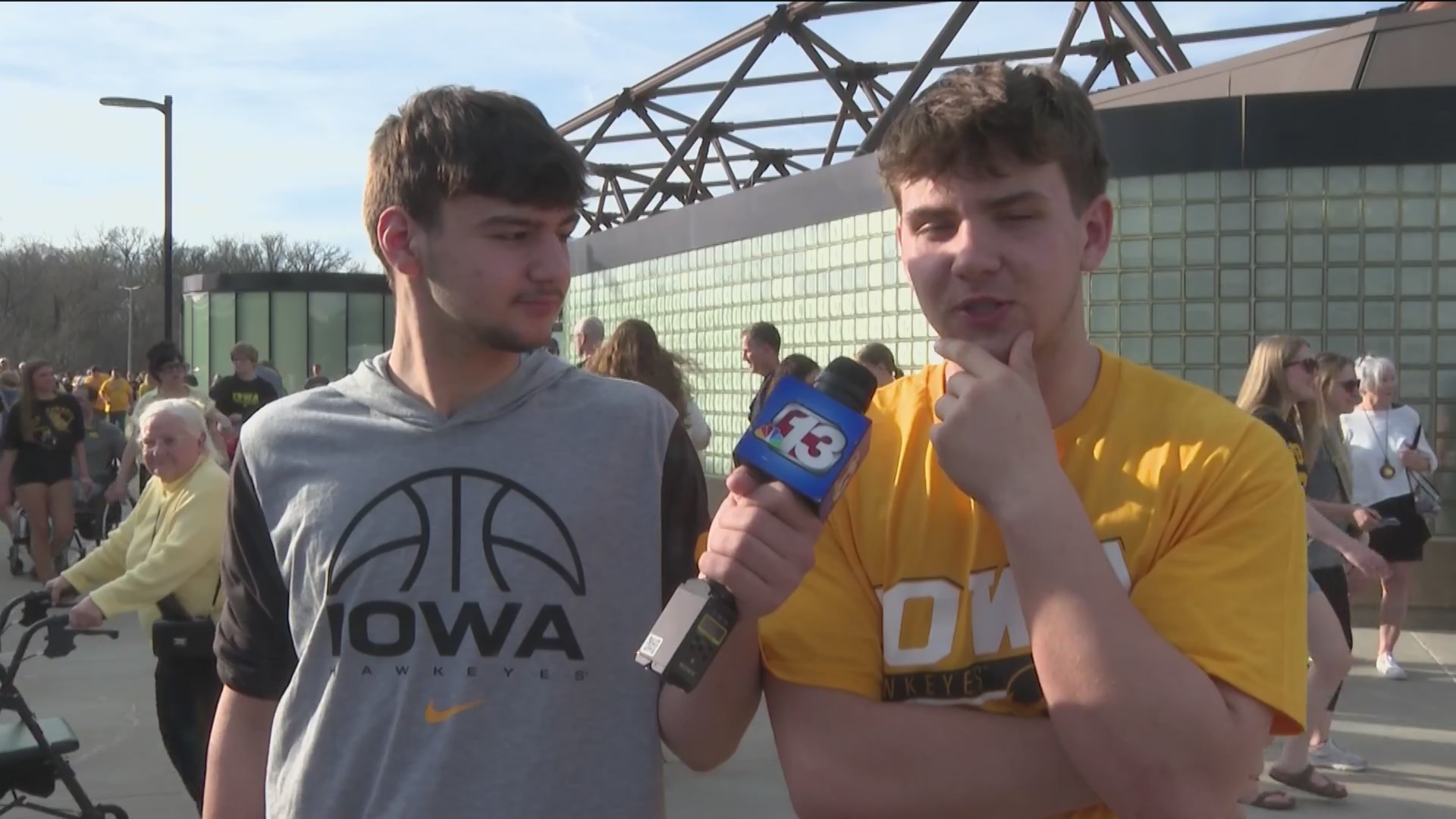 Hawkeye fans react to tightly contested first round victory