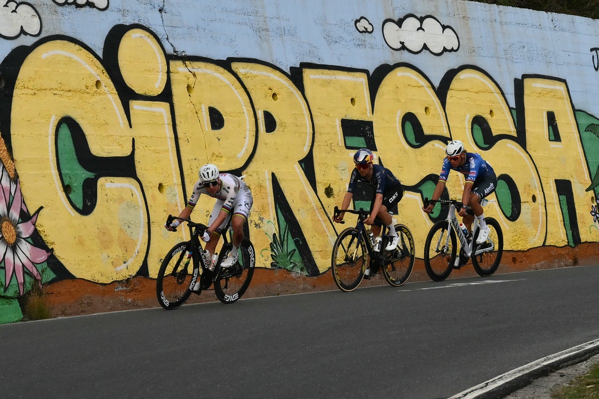 Cyclist breaks five ribs in horror Milan-San Remo crash