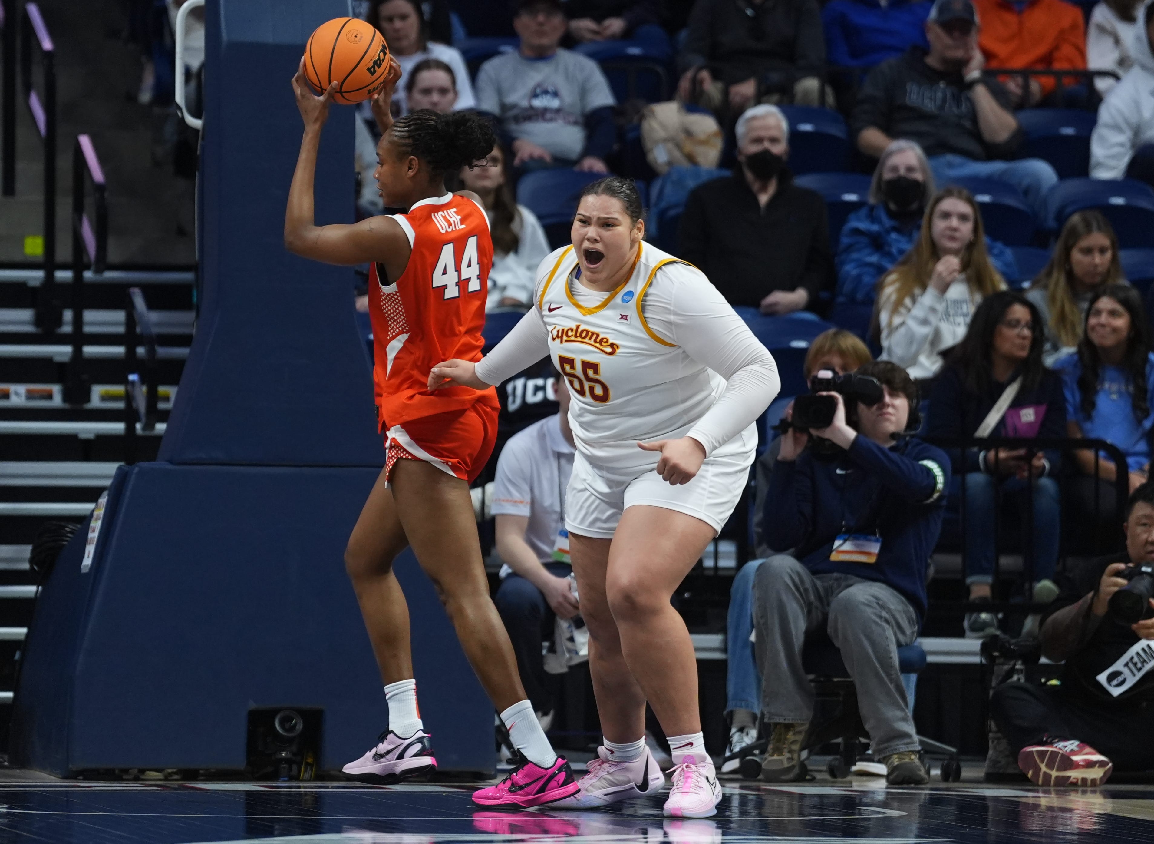 Audi Crooks stats in Iowa State vs Syracuse March Madness game