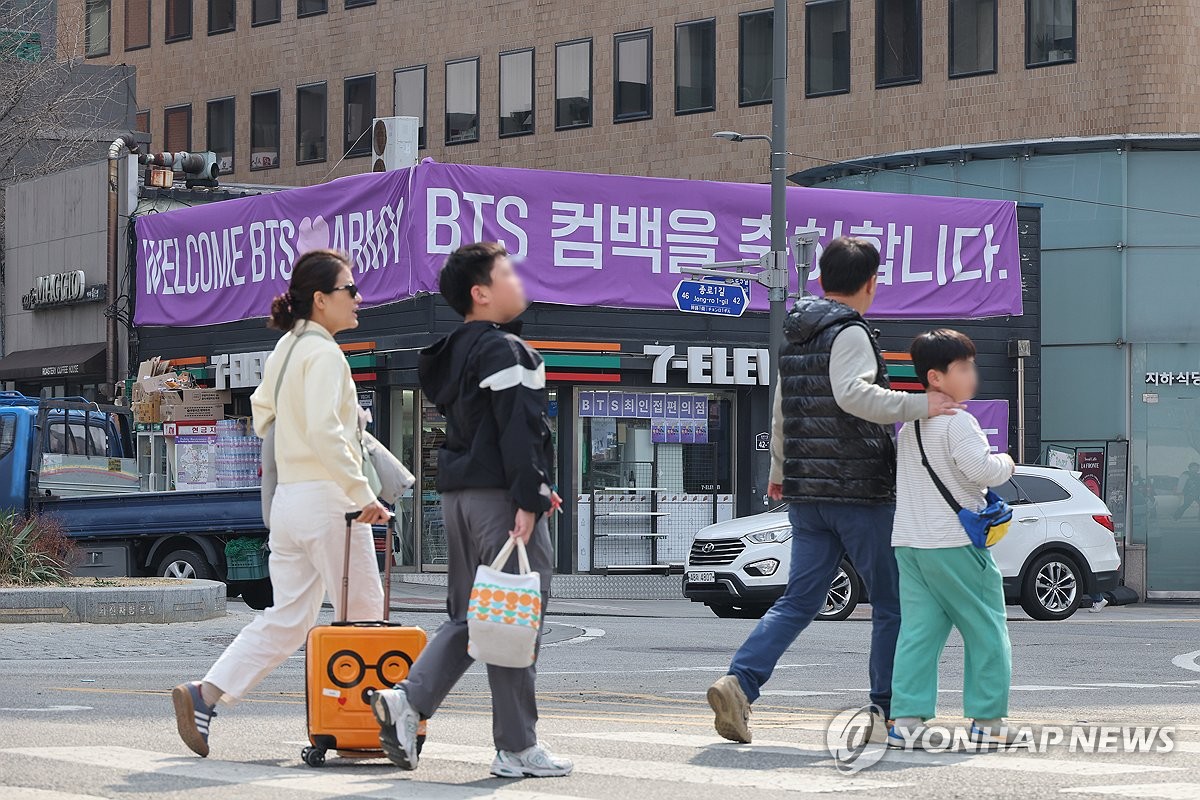 Stores welcome BTS' comeback