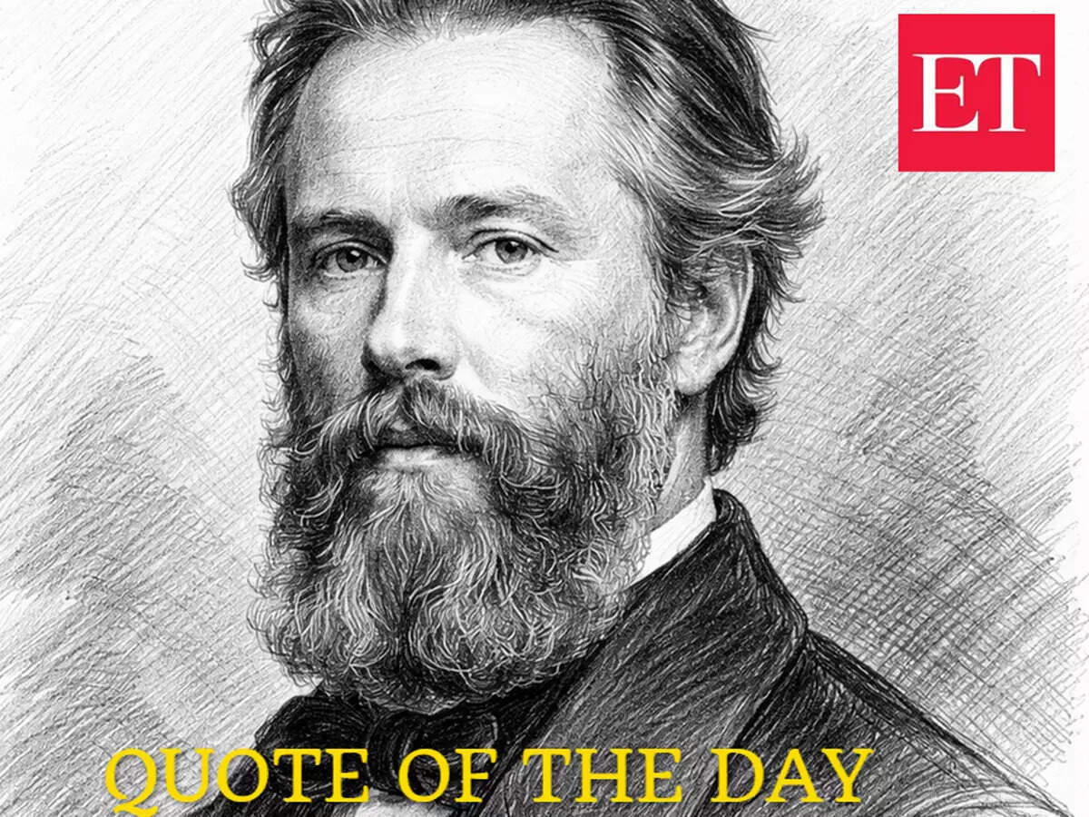 Quote of the day by 'Moby-Dick' author Herman Melville: 'Of all the ...