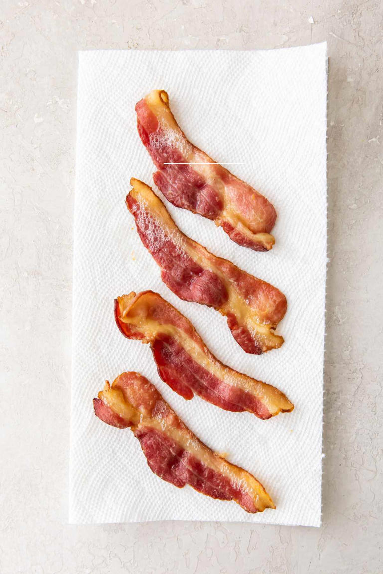 Easy air fried bacon