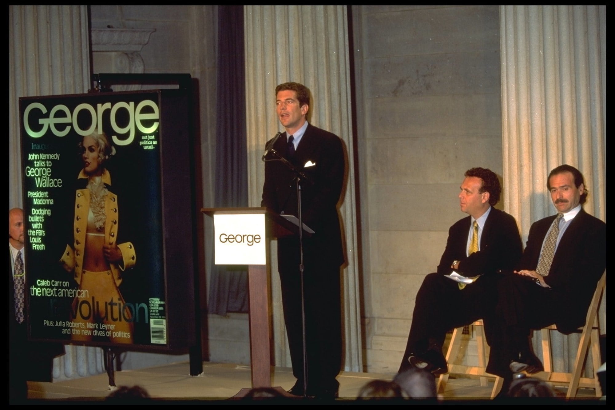Who is Michael J Berman, who founded the magazine George with John F ...