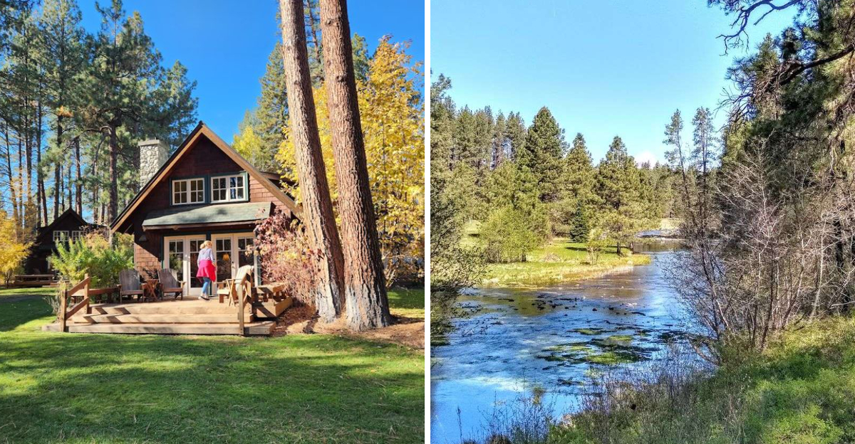 This riverside cottage escape in Oregon feels like pure magic