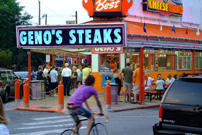 17 cheesesteak shops around the US with a signature order