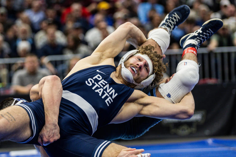 NCAA wrestling championships: A six-pack of Penn State stars advance to ...