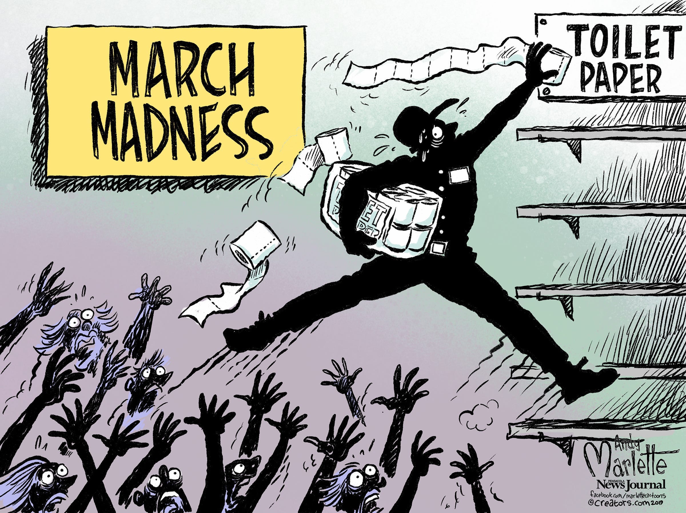 March Madness editorial cartoons in recent NCAA tournament history
