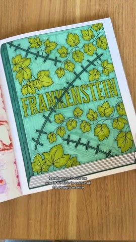 I colored every page in my sweet and spooky Halloween book