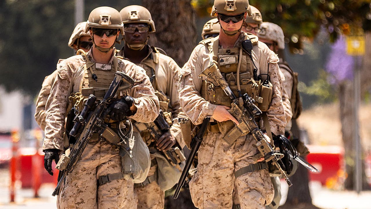 Local military families react as US deploys 2,500 California Marines to ...