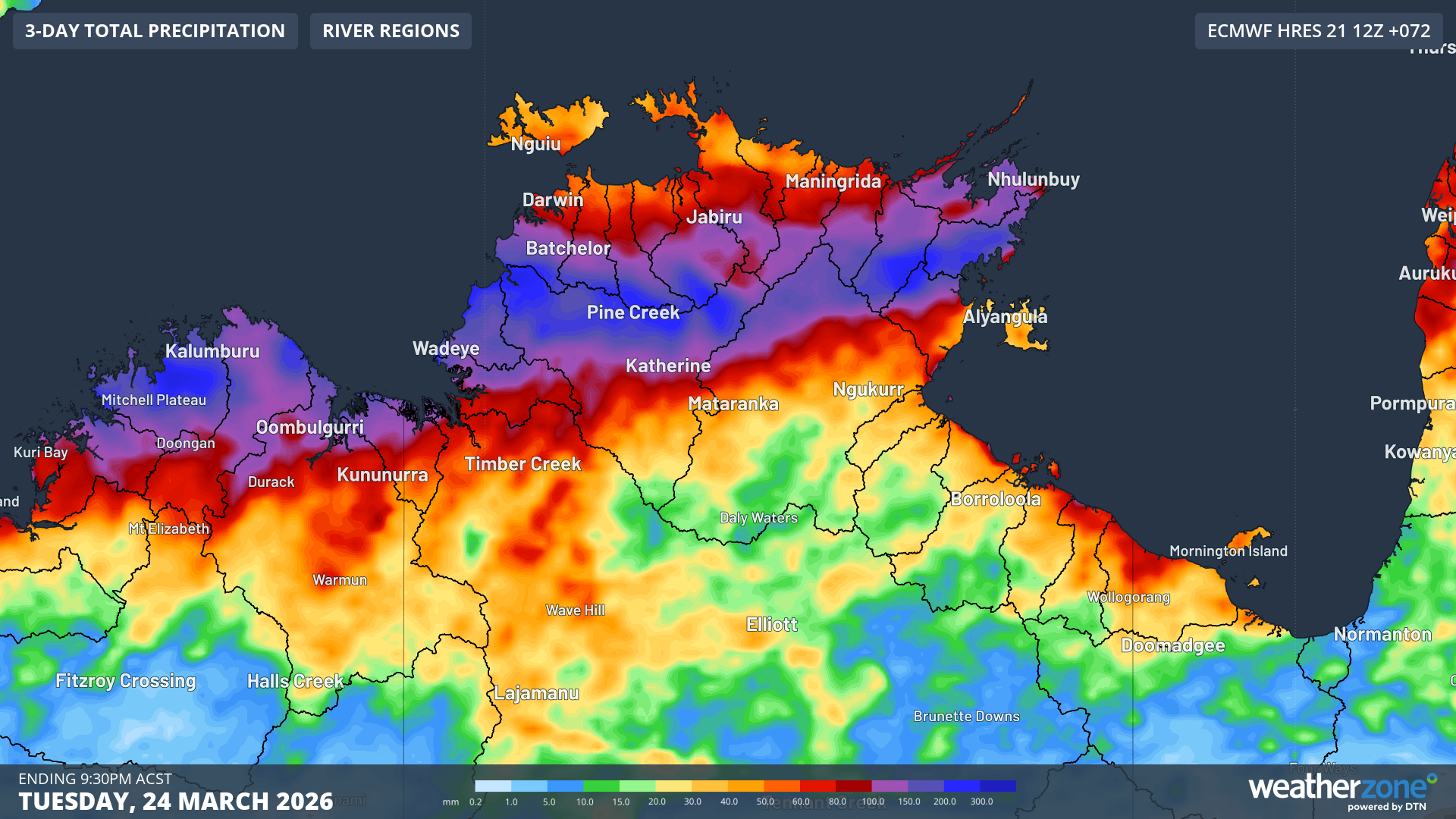 Tropical cyclone Narelle makes its second landfall