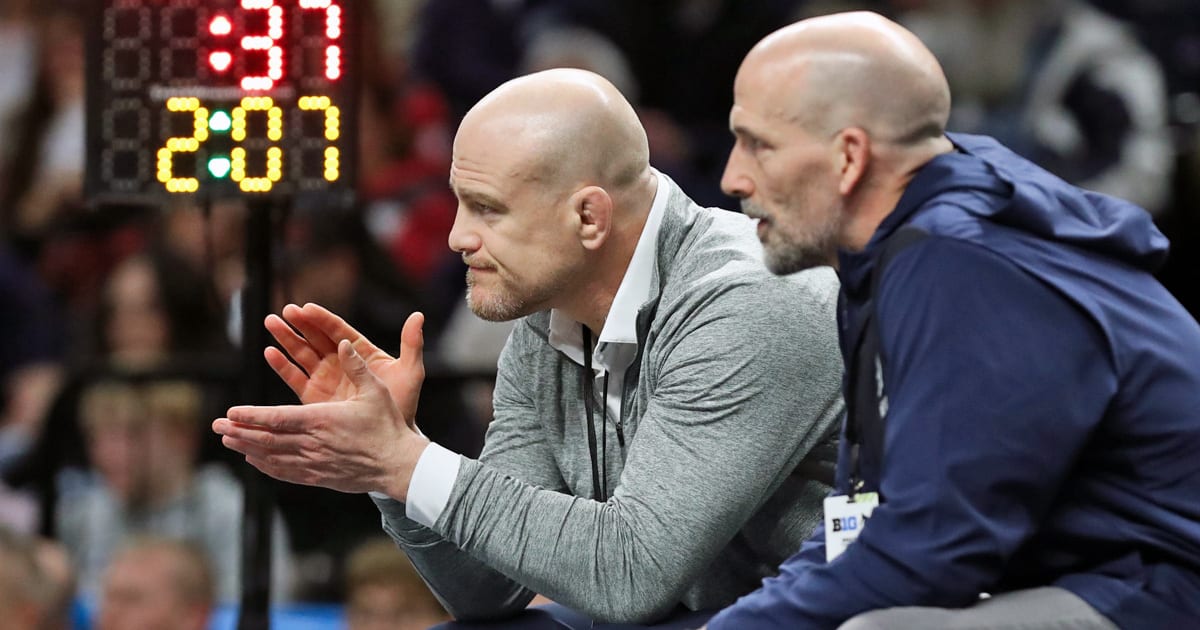 Everything Cael Sanderson said after Penn State wrestling set a points ...