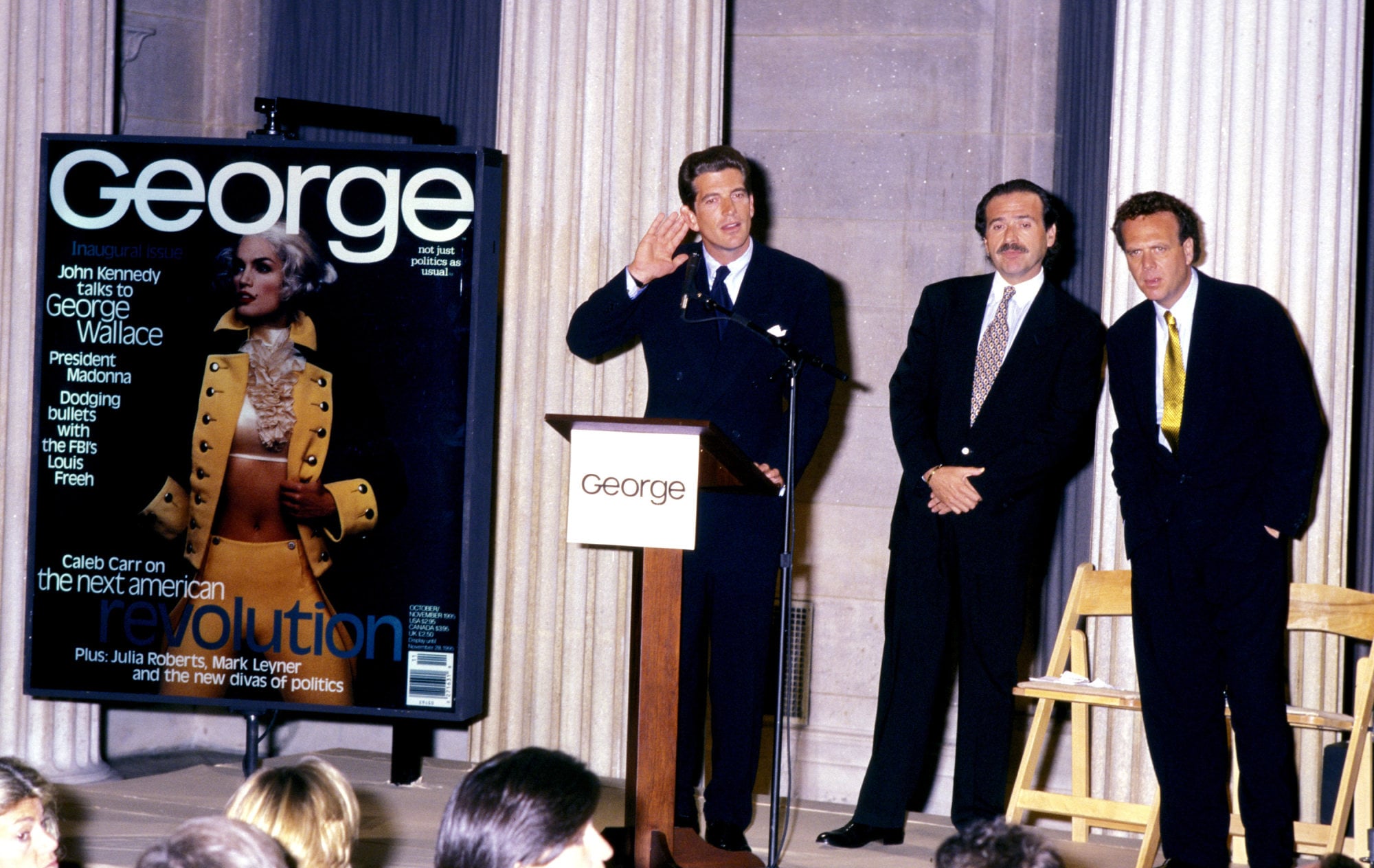 Who is Michael J Berman, who founded the magazine George with John F ...