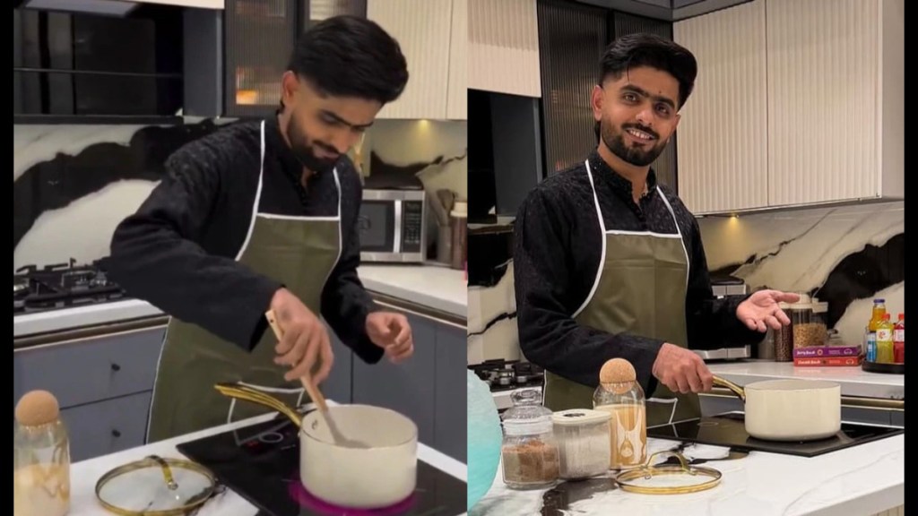Watch: Babar Azam turns chef for Eid amid injury controversy