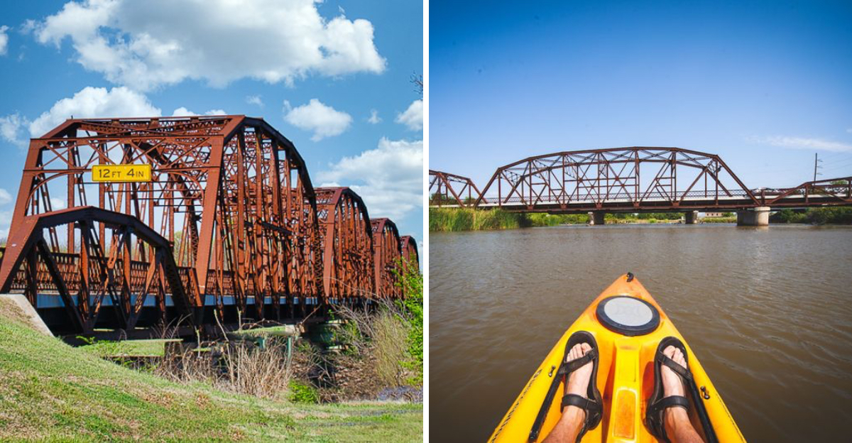 This century-old Oklahoma iron bridge is a scenic stop for walkers and ...