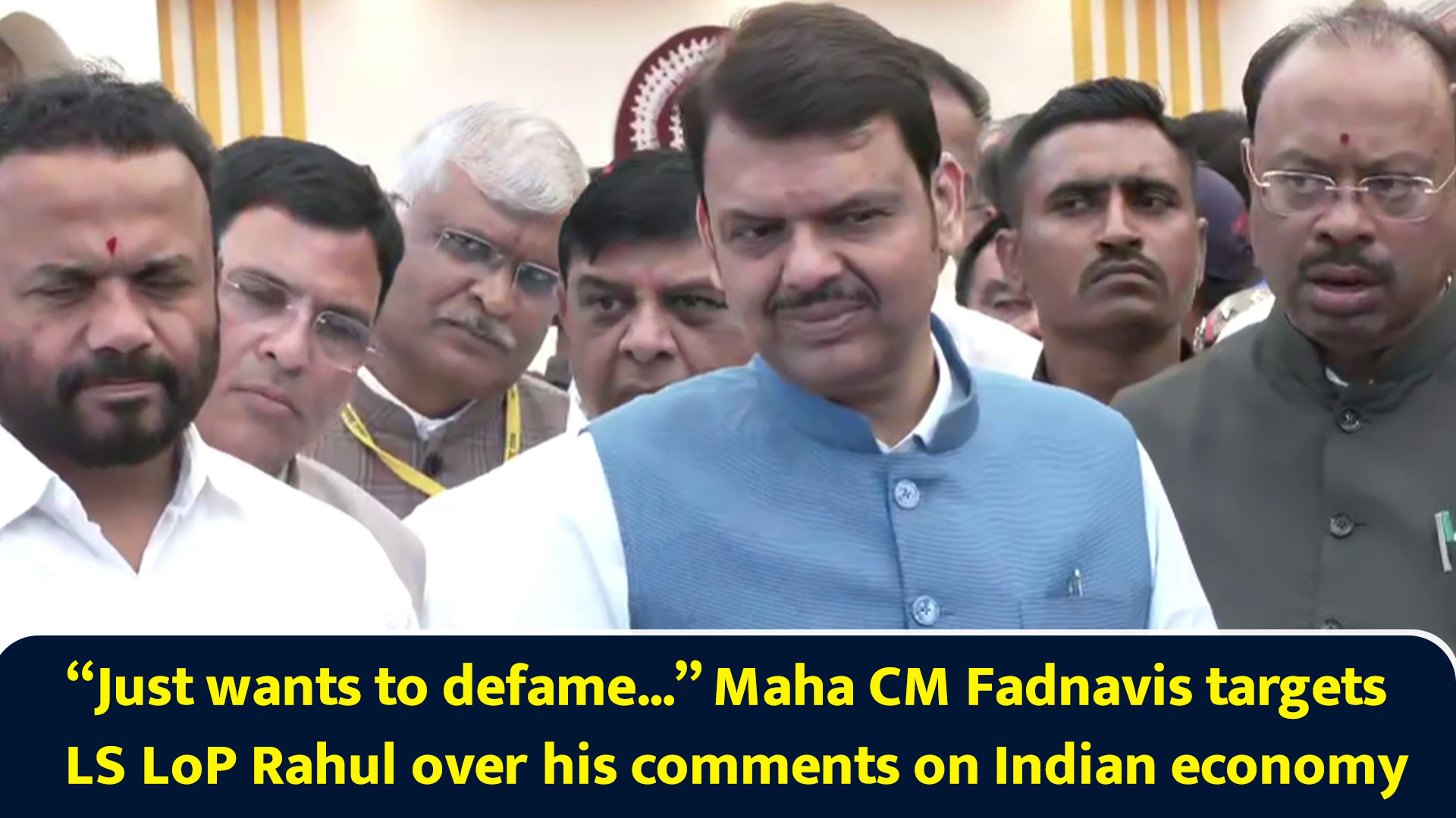 Just wants to defame... Maha CM Fadnavis targets LS LoP Rahul over his ...