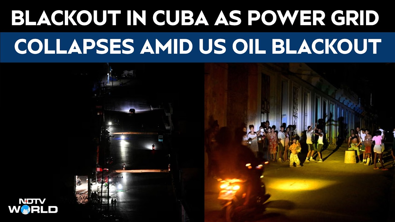 Cuban cities under blackout as national power grid collapses amid US ...