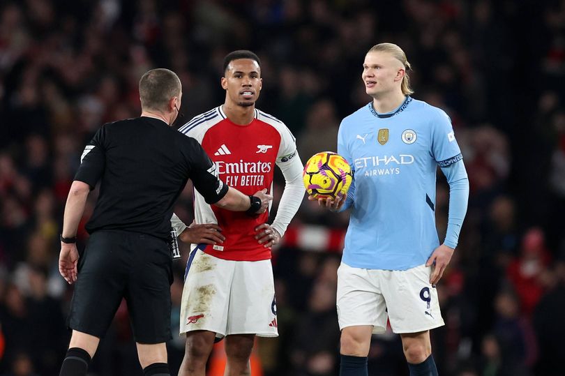 Arsenal vs Man City referee banned from taking charge of Liverpool ...