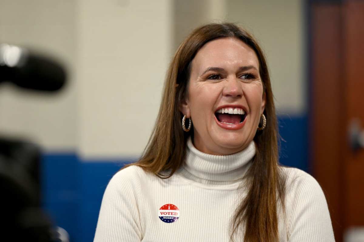Sarah Sanders in hot water as MAGA loyalists fume over plans for giant ...