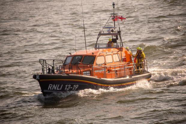 Lifeboats launched after two people in small dinghy fail to return