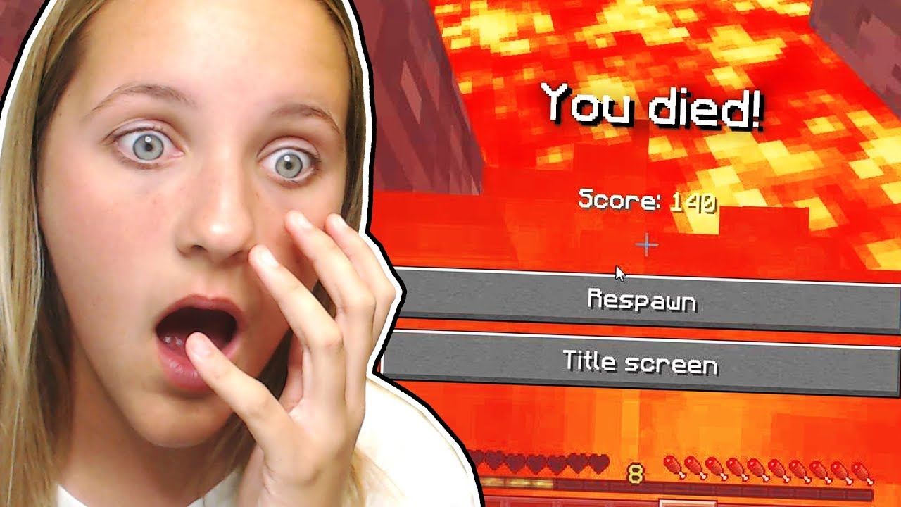 Minecraft but I play the game with my sister