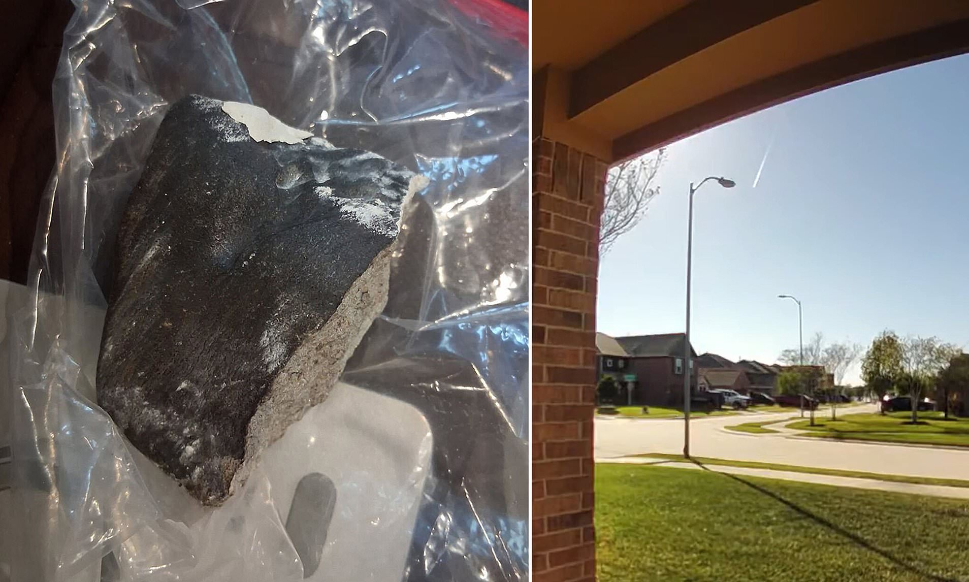 Suspected meteorite crashes into stunned woman's bedroom as residents ...