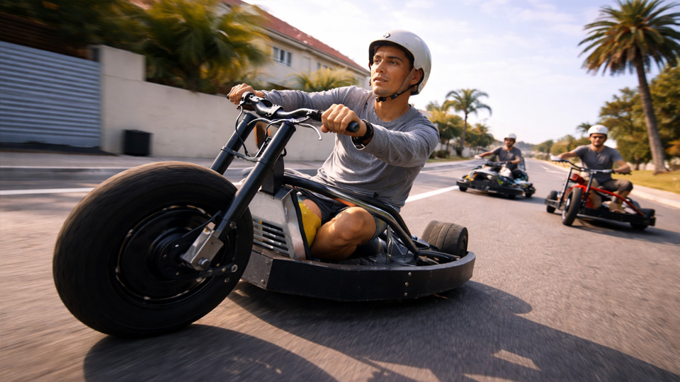 How fast can a motorized drift trike go?