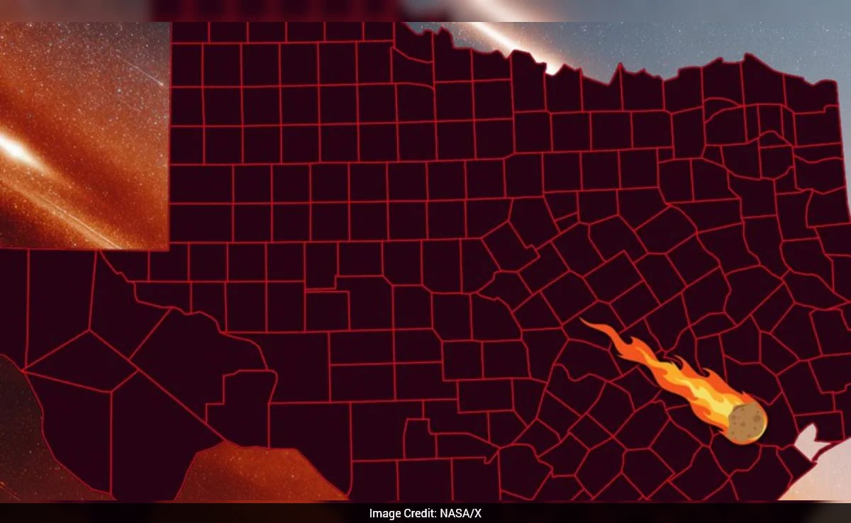 Fireball seen blazing across Texas sky as meteor explodes midair ...