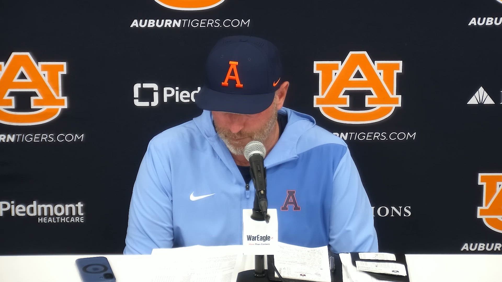Butch Thompson pleased with Auburn's overall effort after loss to Texas