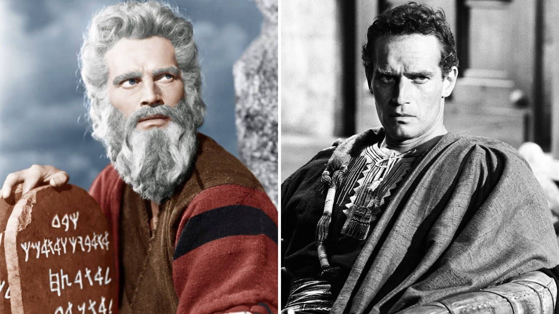 Charlton Heston roles that felt larger than life