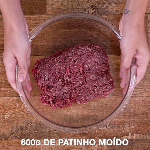 Medalhão de carne moída com bacon (irresistível)