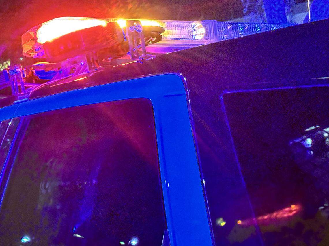 Downed power lines fall on vehicles, patrol car at crash scene in ...