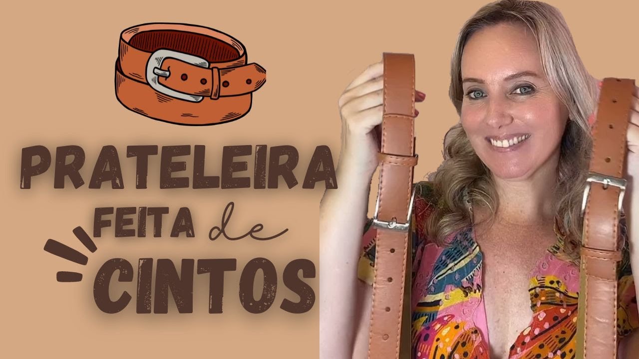 Decoração com cintos!