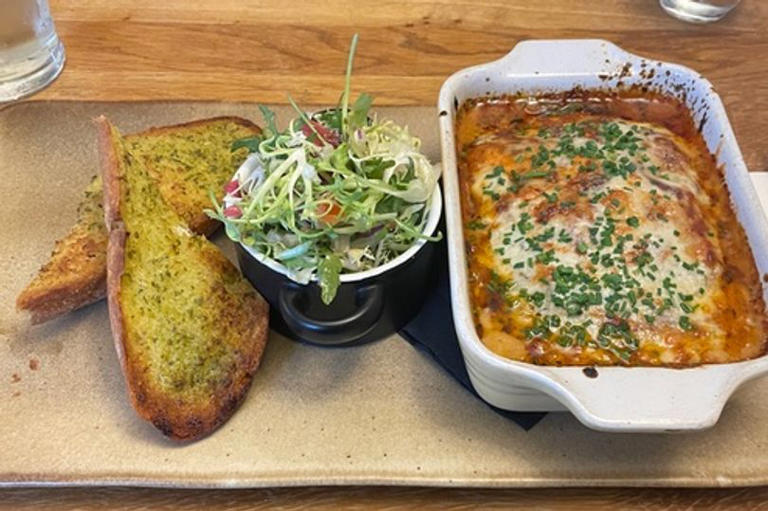 We try the village-owned Welsh pub serving up fine dining