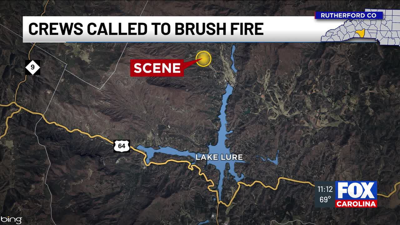 Wood fire in Lake Lure contained, town officials say