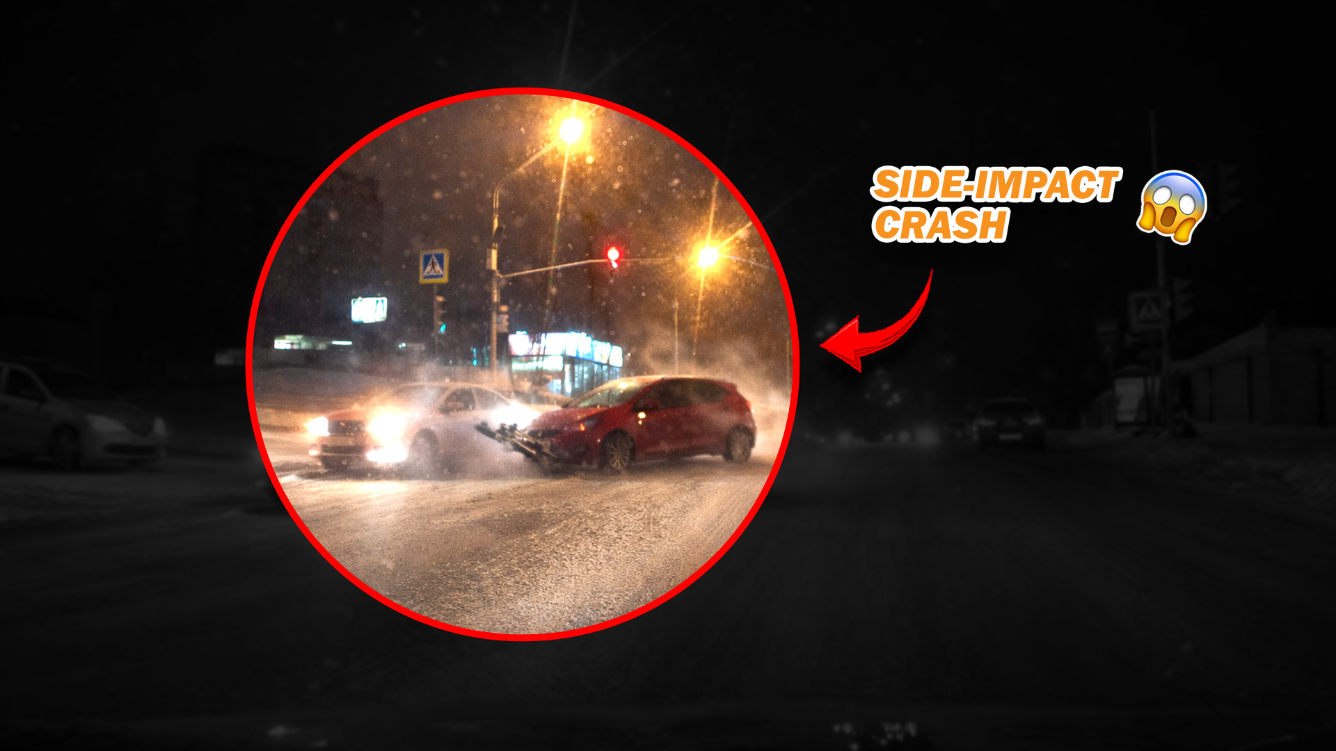 Reckless driver crashes into another car while driving