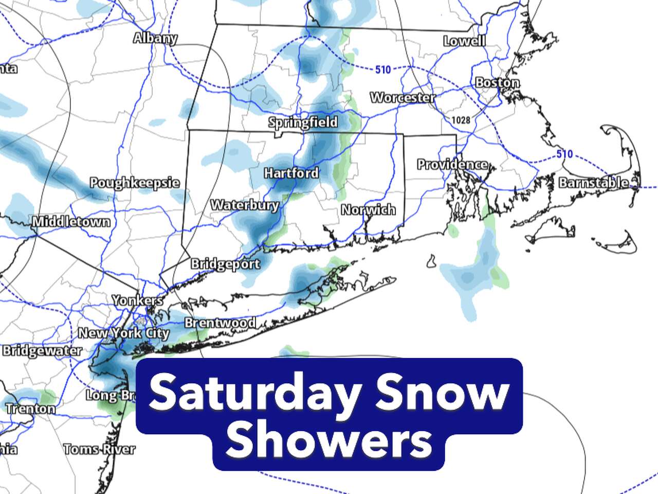 Winter chill returns with snow showers in Connecticut Saturday. Here's ...
