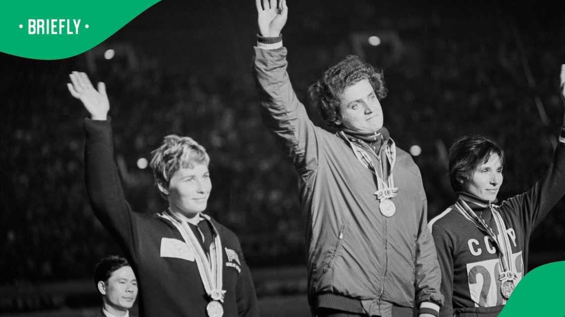 Mary Rand, Britain’s first female Olympic athletics gold medallist ...