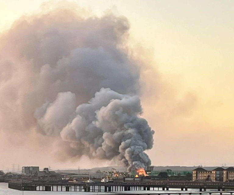 Firefighters called to blaze at scrap metal recycling yard in Manor Way ...