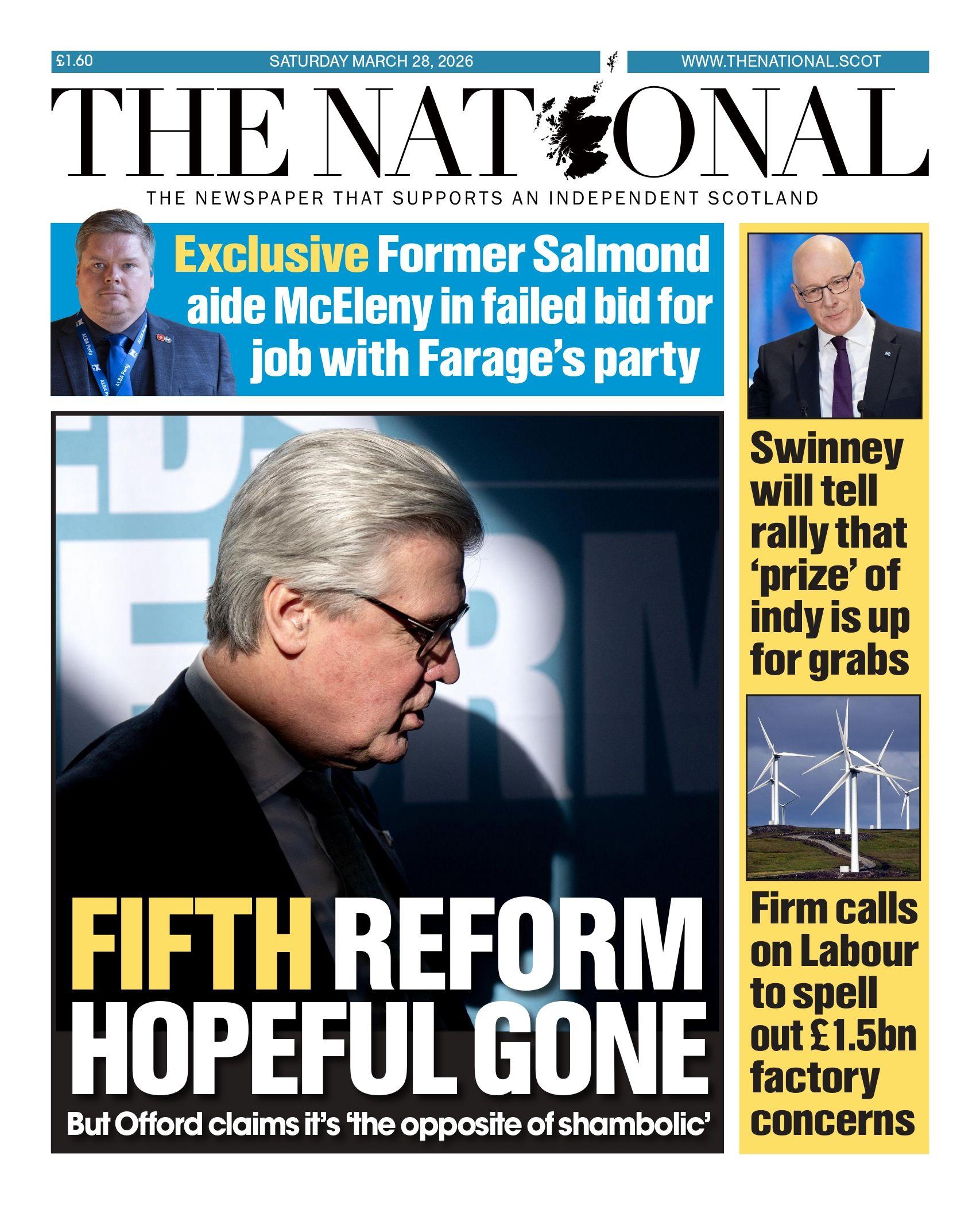 Scotland's papers: SNP 'cover up' claims and fuel shortage warning