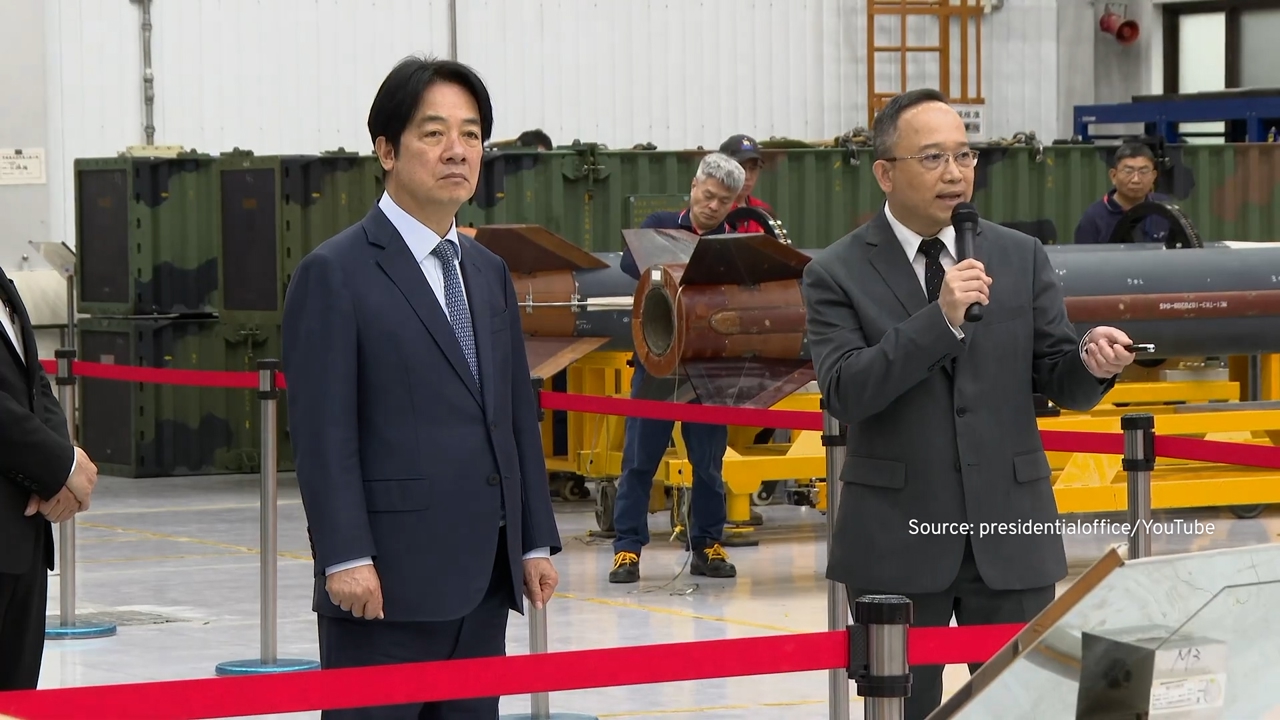 President Lai highlights military innovation during NCSIST visit