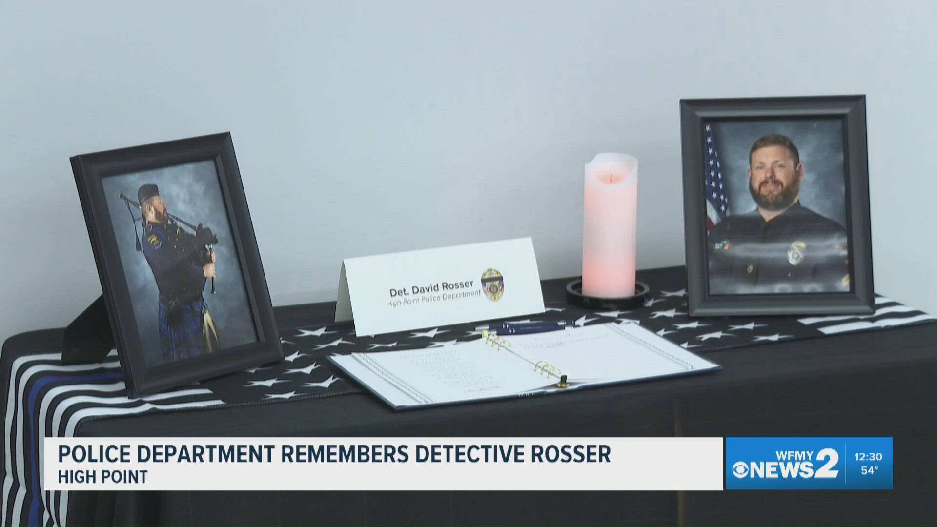 High Point police mourn loss of Detective David Rosser