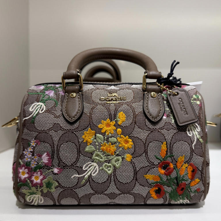 Coach Outlet has a new floral embroidery collection that's perfect for ...