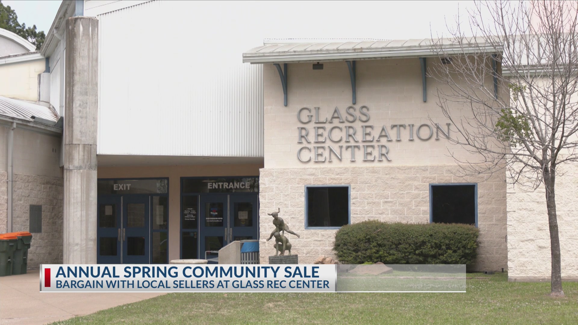 Glass Recreation Center hosting spring sale for easy shopping