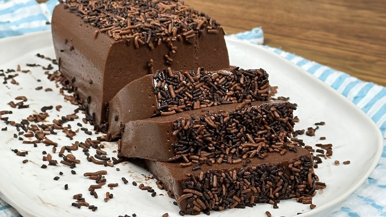 Bata, gele e sirva! Sobremesa deliciosa e sem usar forma